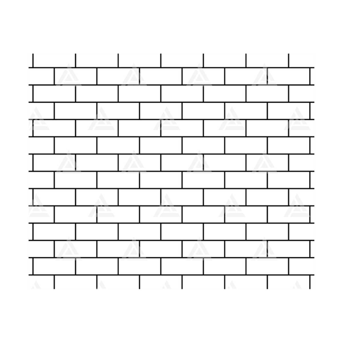 Brick Wall Pattern Svg, Seamless Running Bond Pattern, Geome | Inspire ...