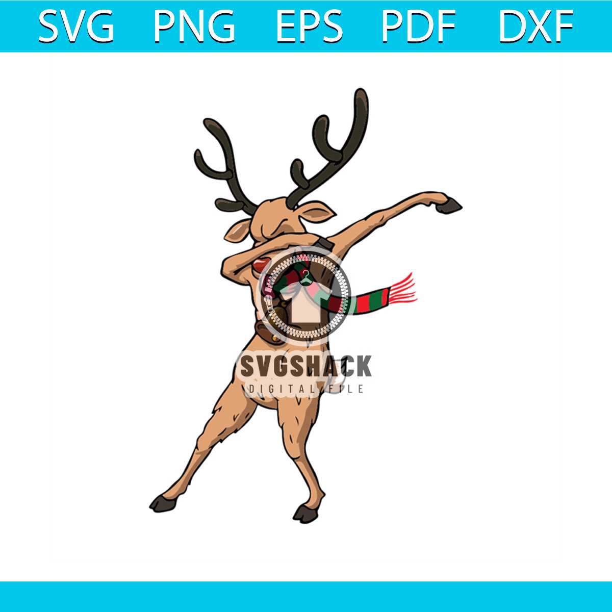 Dabbing Reindeer svg, Cartoon Svg, Reindeer Svg, Animal Svg, - Inspire ...