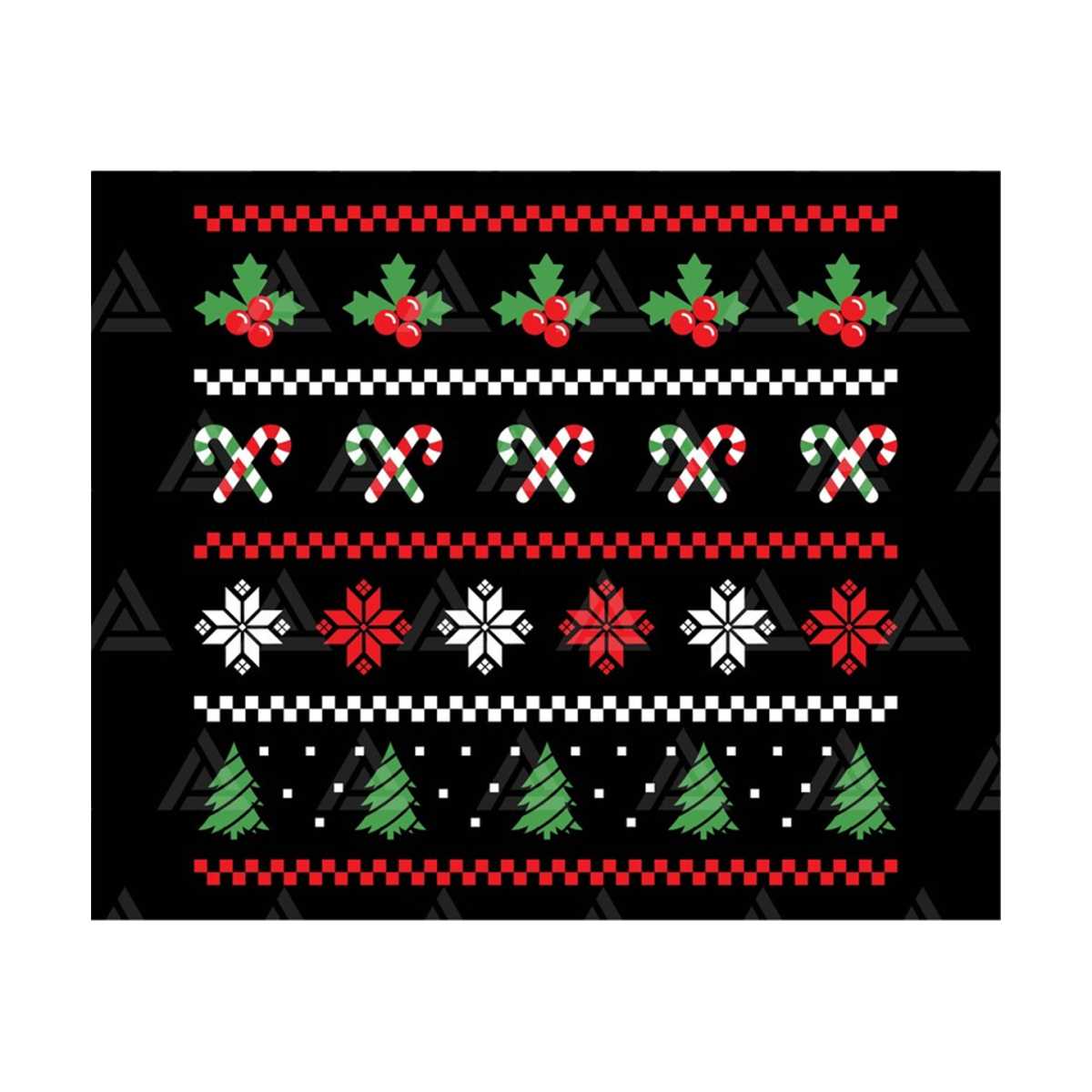 Christmas Ugly Sweater Svg, Nordic Winter Pattern Svg, Scand | Inspire ...