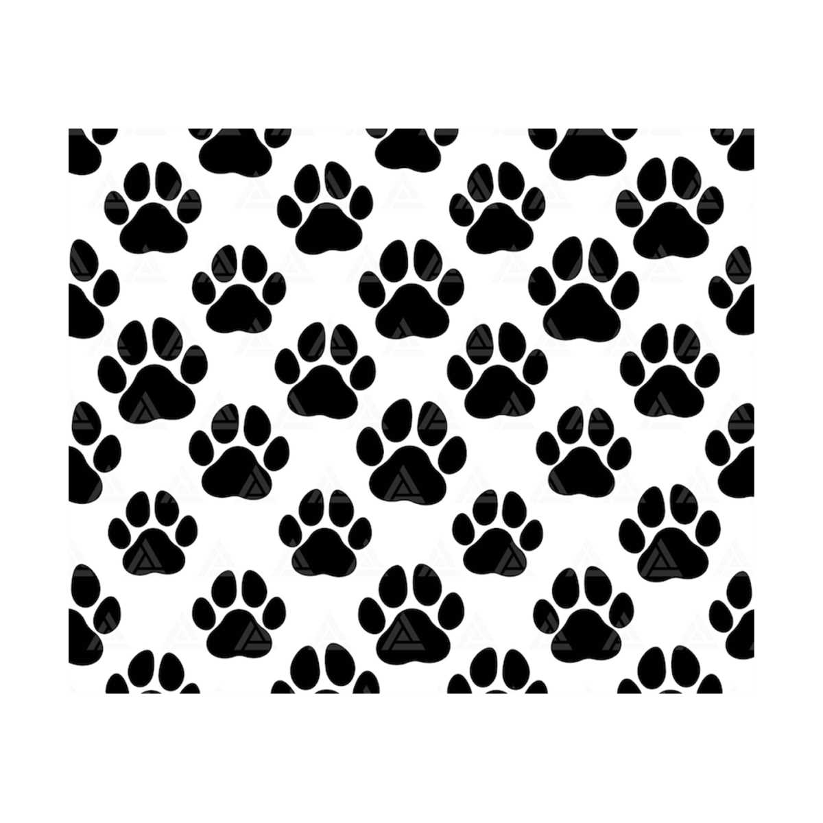 Dog Paw Print Pattern Svg, Seamless Puppy Footprint Pattern, | Inspire ...