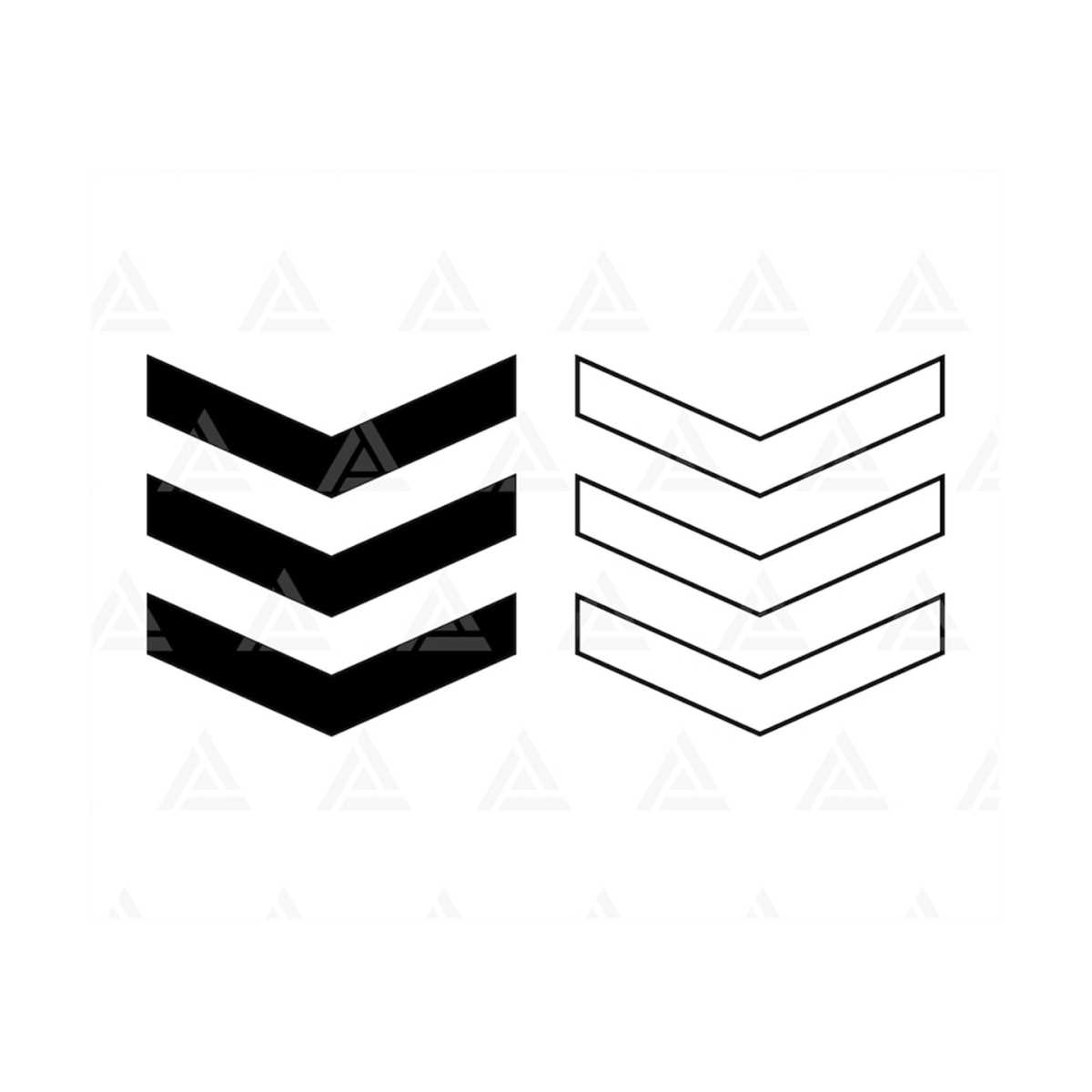 Chevron Zig Zag Arrow Svg, Chevron Silhouette Svg. Cut file | Inspire ...