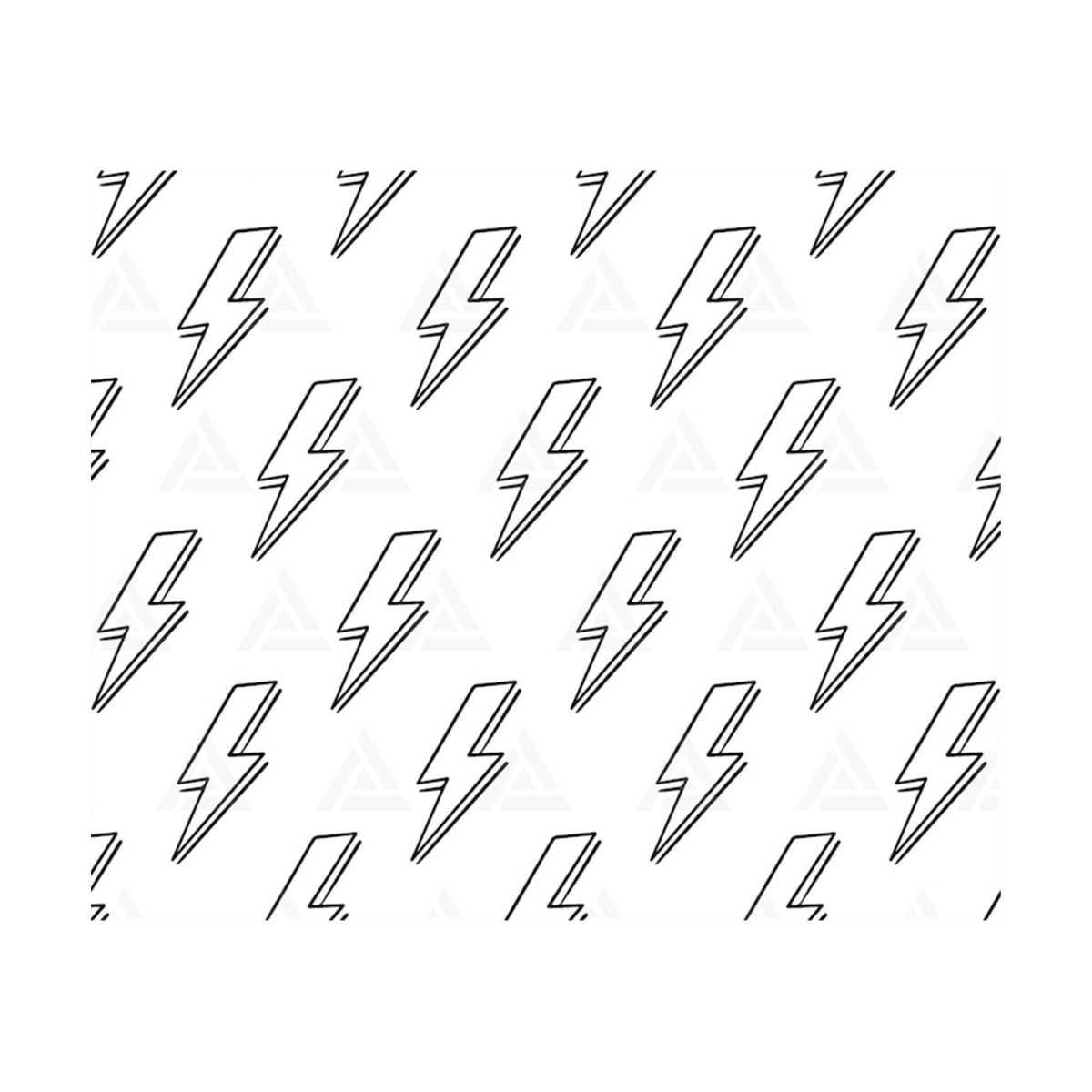 Lightning Bolt Pattern Svg, Doodle Lightning Bolt Svg, Thund | Inspire ...