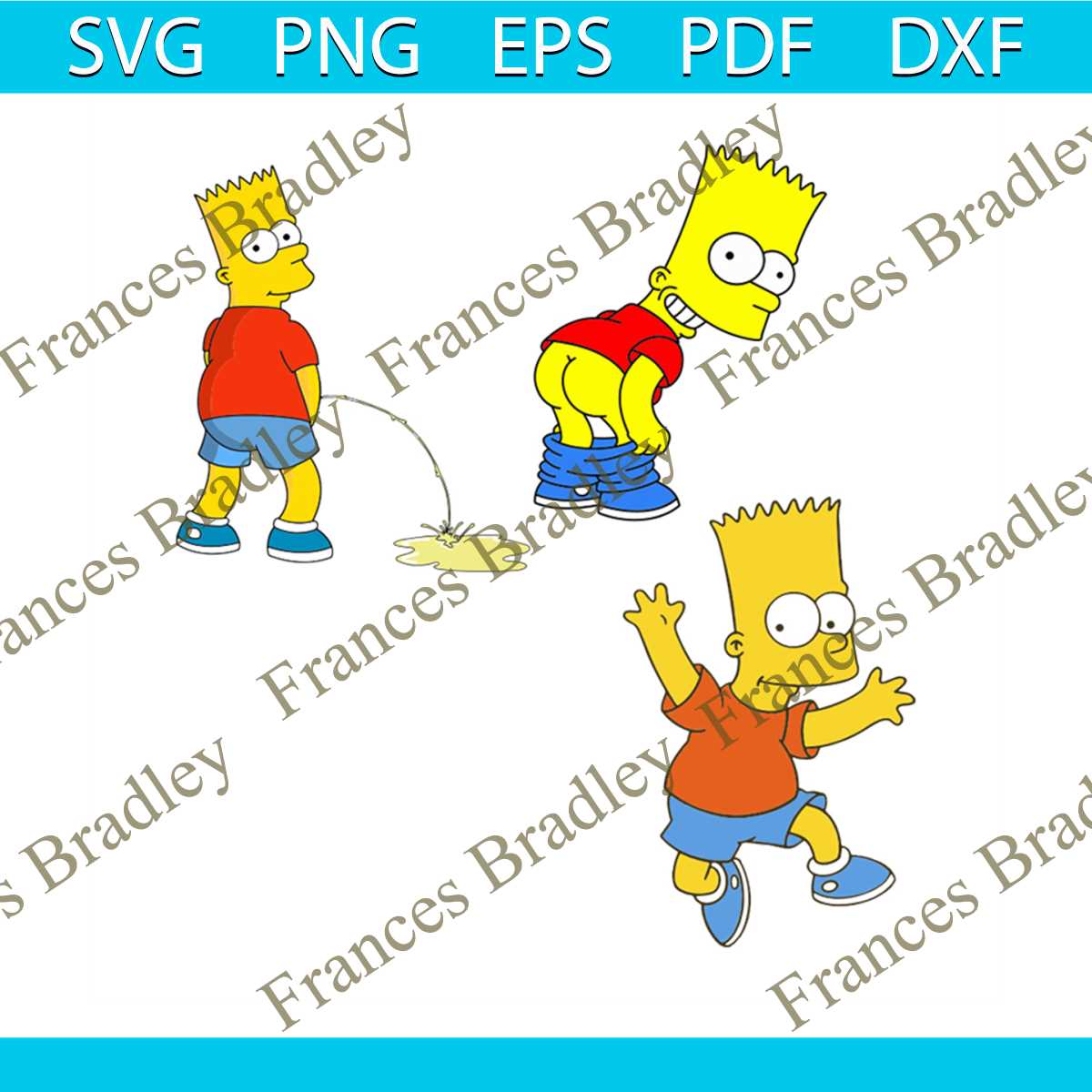 Bart Simpson svg, Cartoon Svg, The Simpsons Svg, Dad Svg, Bo | Inspire ...