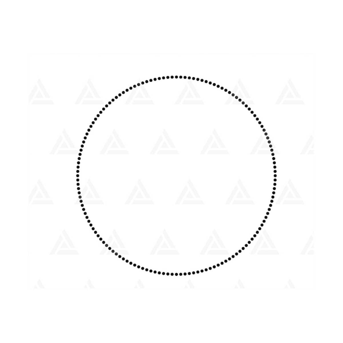 Dotted Circle Svg, Circle Monogram, Round Border, Circle Fra | Inspire ...