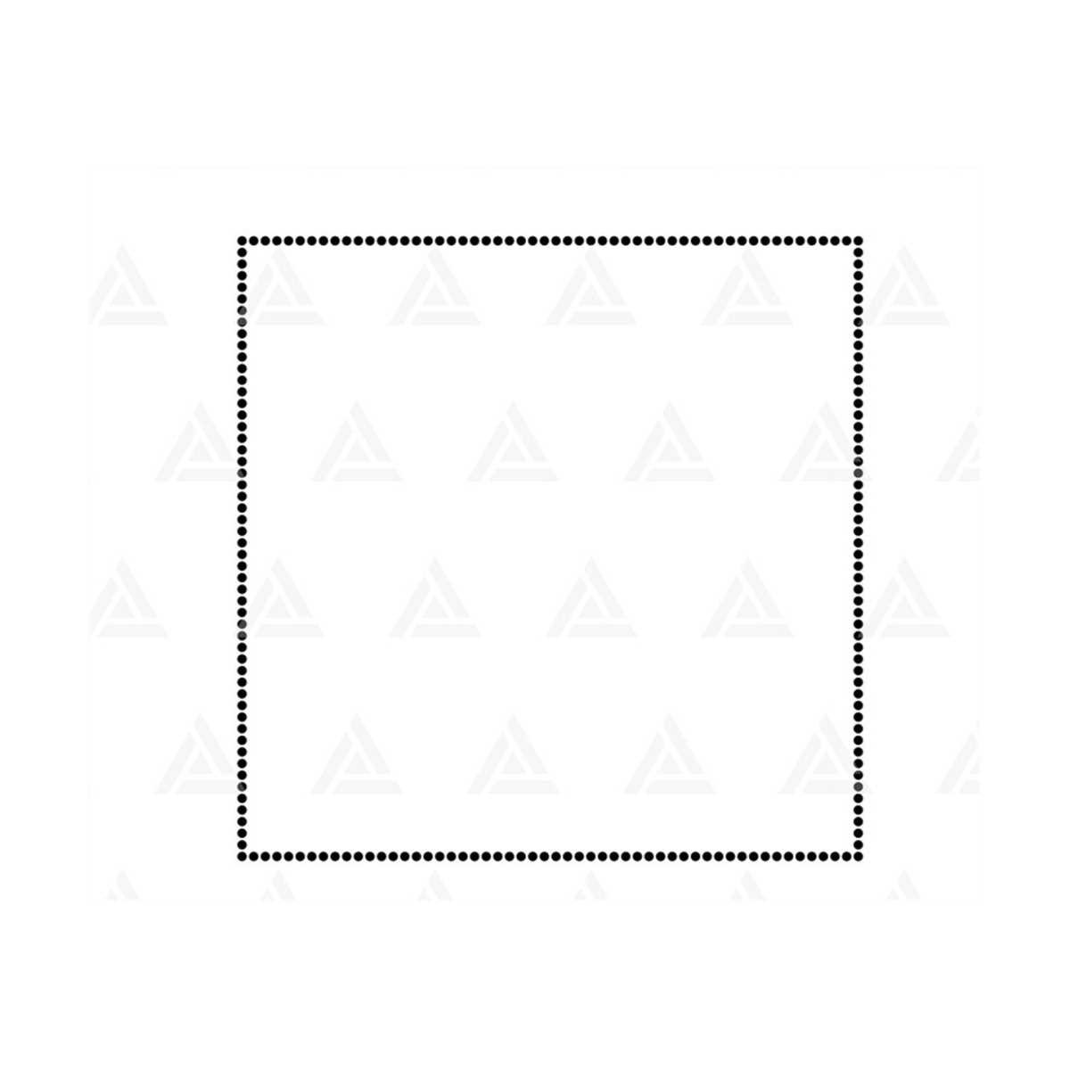 Dotted Square Svg, Square Monogram, Square Border, Square Fr | Inspire ...