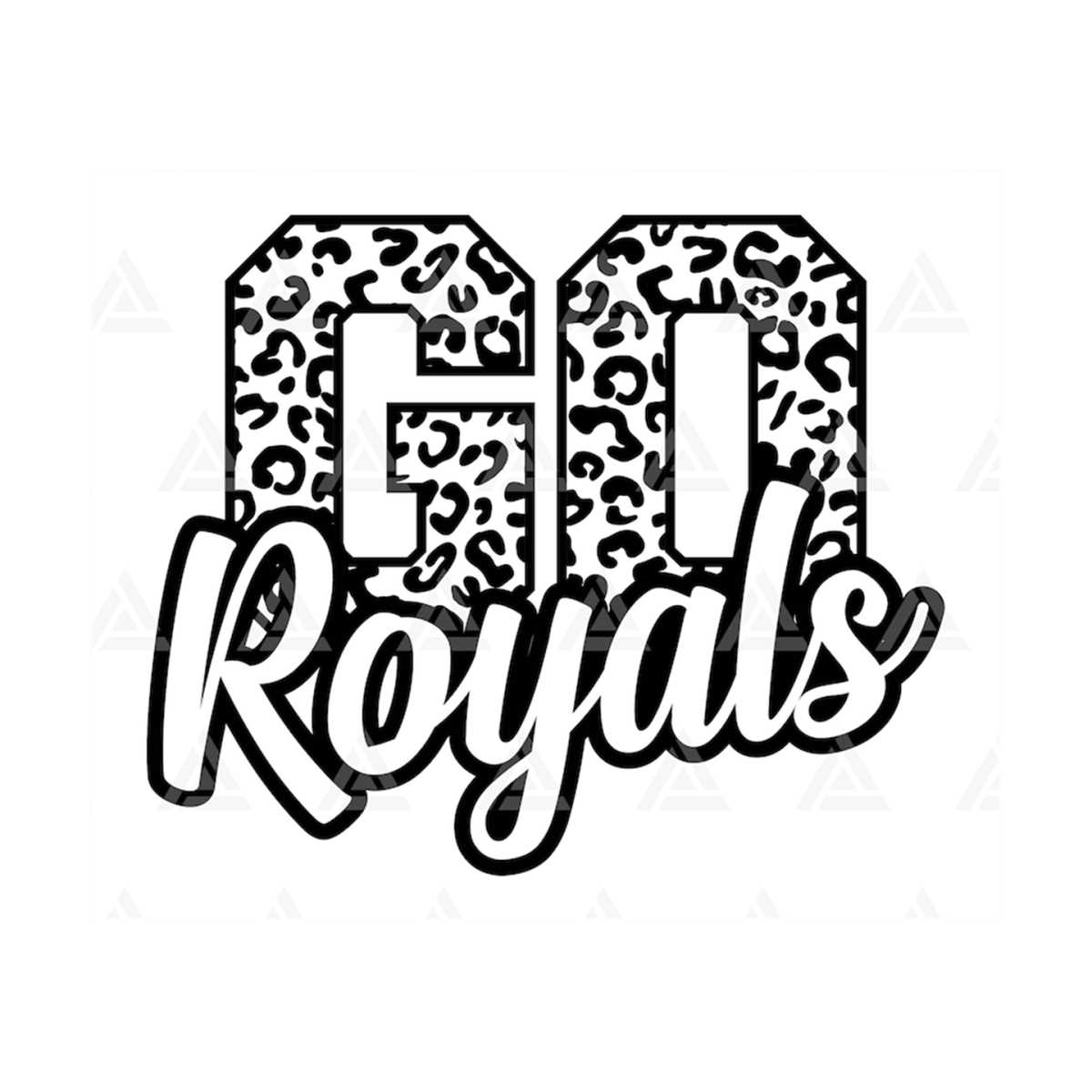 Go Royals Leopard Svg, Go Royals Football Svg, Run Royals Sv | Inspire ...