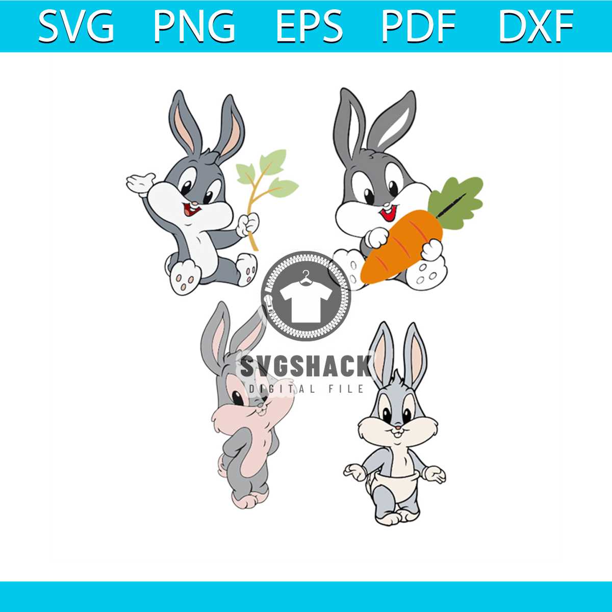 Baby bugs bunny svg, Cartoon Svg, Bundle Svg, Bunny Svg, Rab - Inspire ...