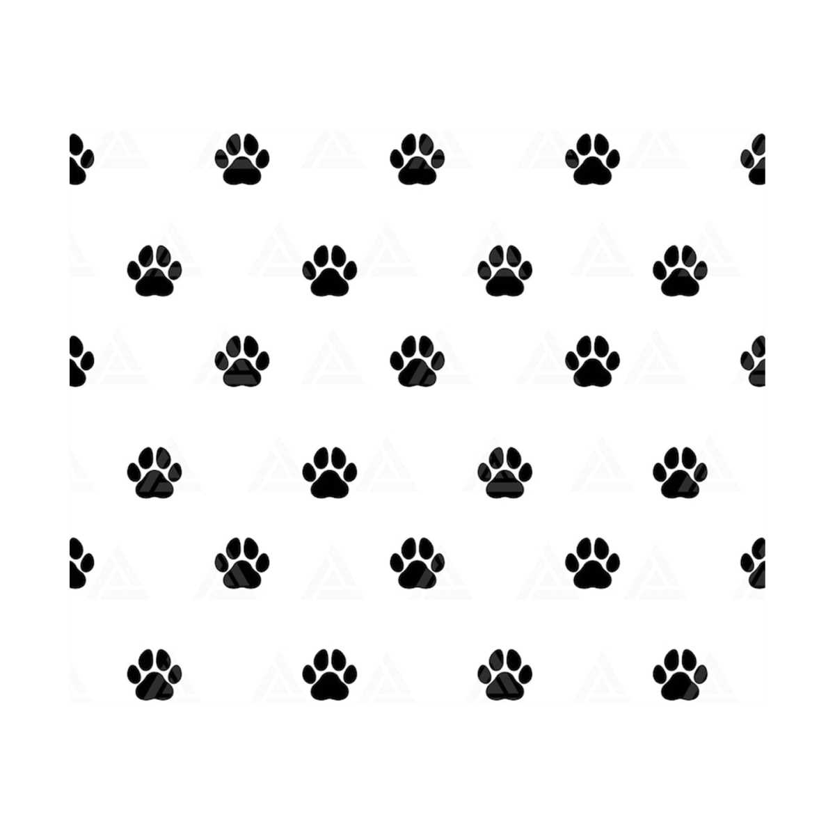 Dog Paw Print Pattern Svg, Seamless Puppy Footprint Pattern, | Inspire ...