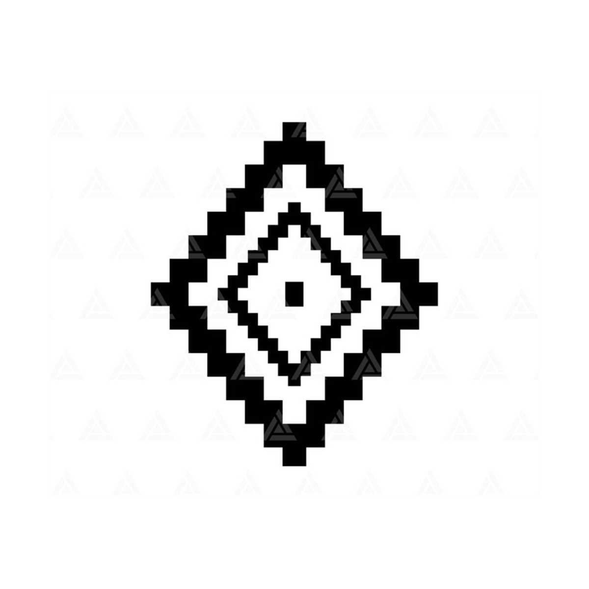 Aztec Diamond Pattern Svg, Ethnic Motifs Svg, Boho Tribal Pa | Inspire ...