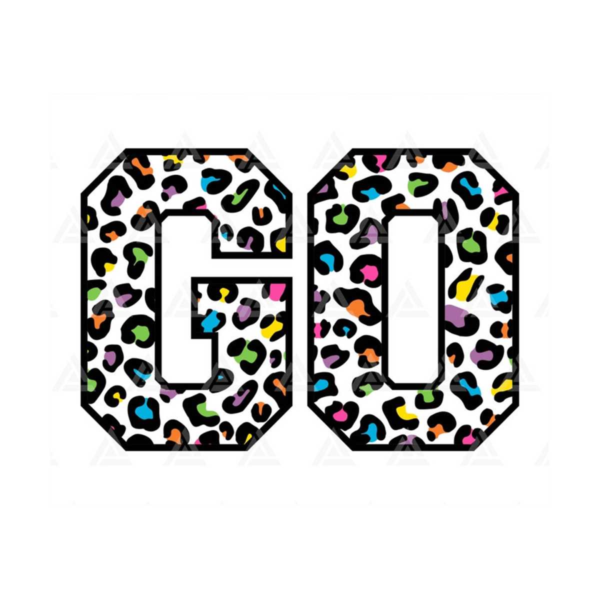 Go Leopard Print Svg, Go Cheerleader Svg, Go Team Svg, Go Ch - Inspire ...