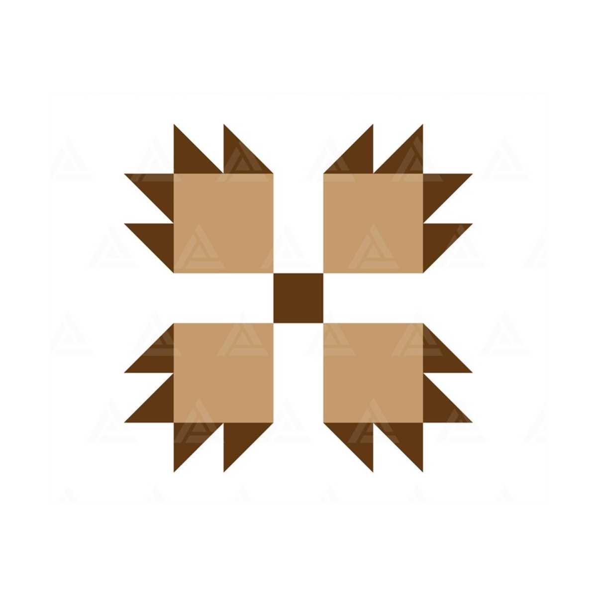 Bear Paw Quilt Block Svg, Bear Claw Pattern, Quilt Pattern, | Inspire ...