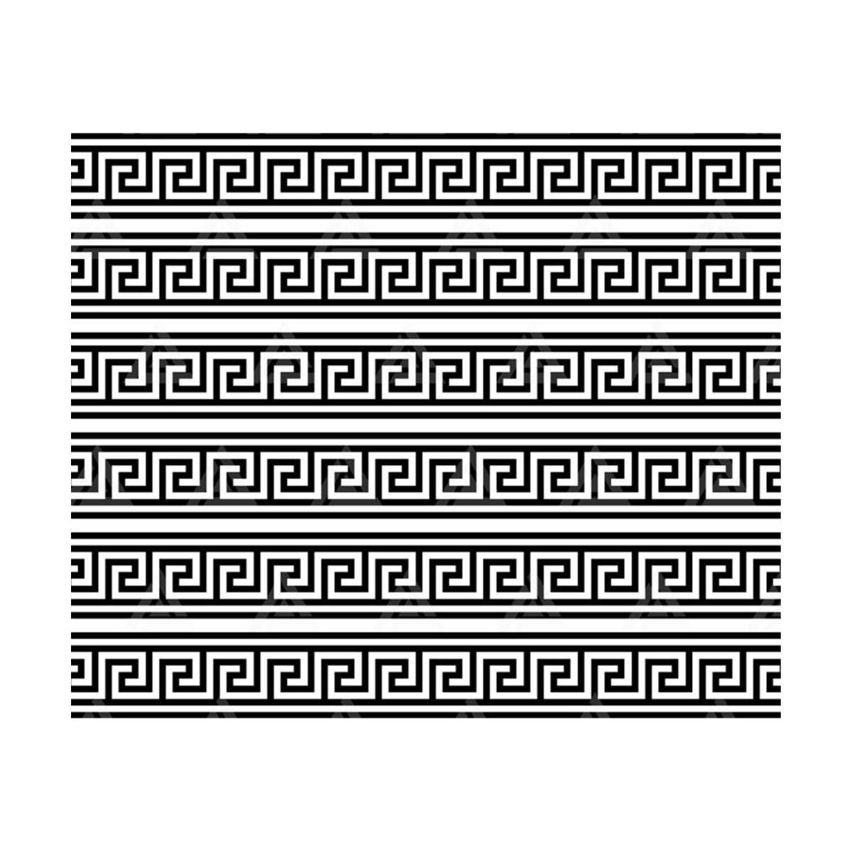 Greek Wave Pattern Svg, Seamless Meander Pattern, Geometric | Inspire ...