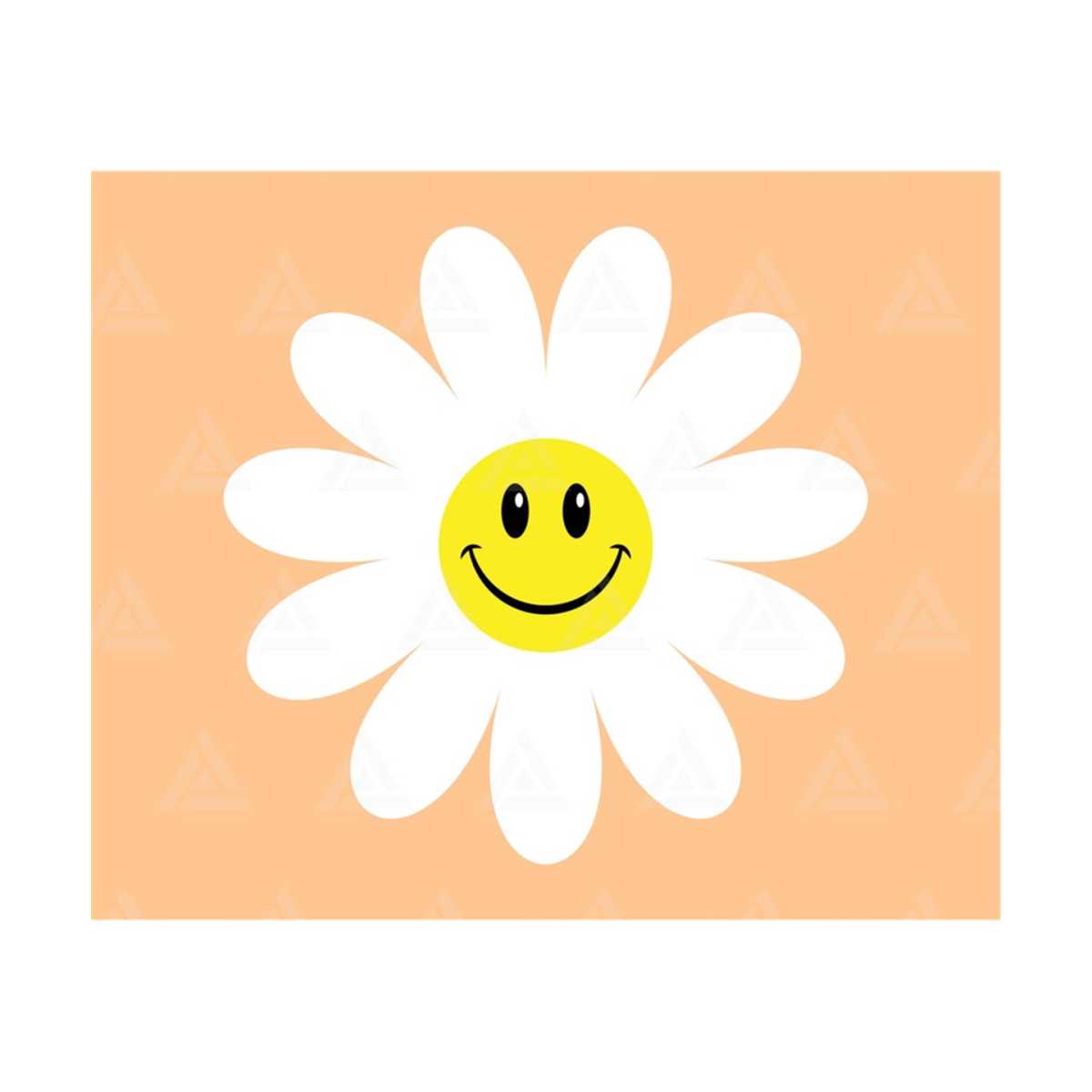 Daisy Svg, Happy Face Svg, Smile Face Svg, Smiling Daisy Svg | Inspire ...