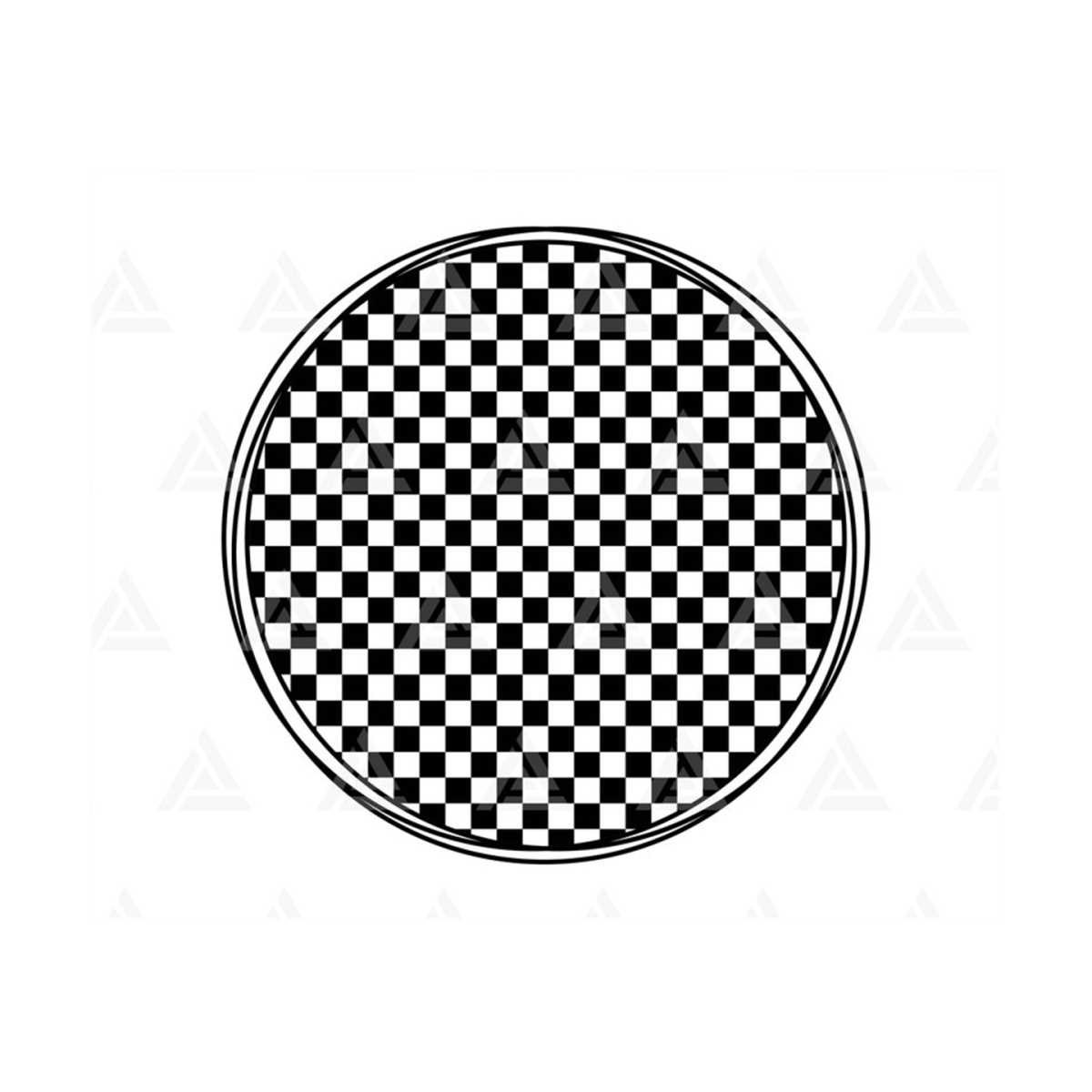 Checkered Circle Svg, Checkered Pattern Svg, Scribble Doodle | Inspire ...