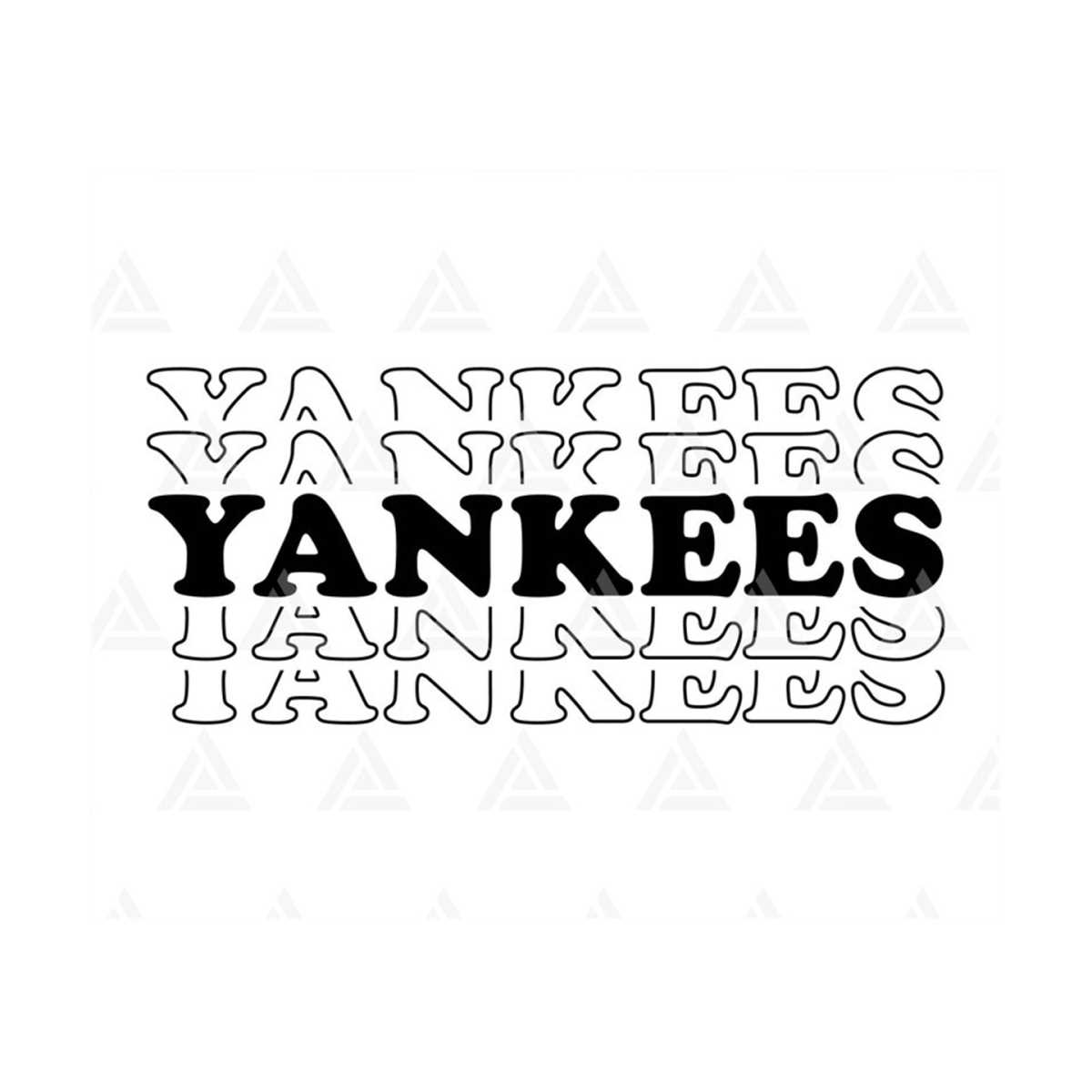 Yankees Stacked Svg, Yankees Layered Svg, Run Yankees Svg, G | Inspire ...