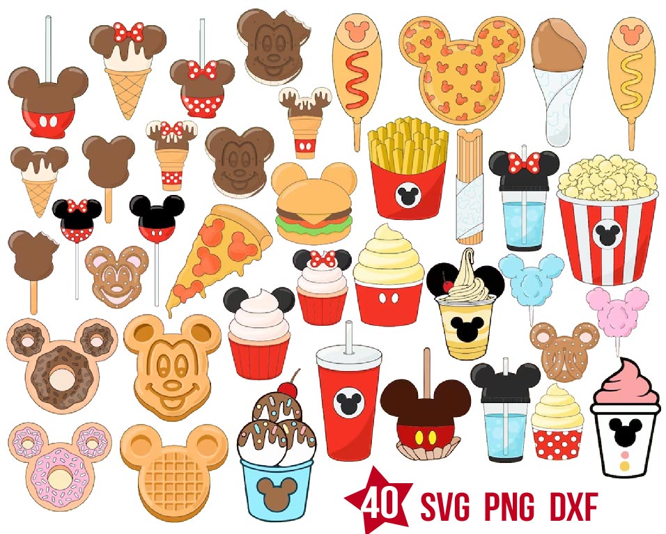 Disney Snack Svg Png, Snack Silhouette Clipart, Snackgoal Sv - Inspire ...