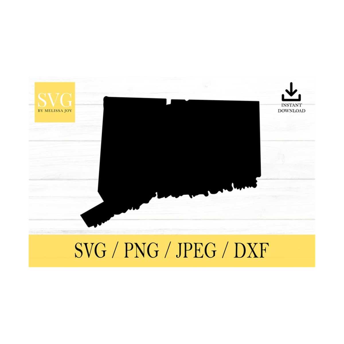 Connecticut SVG, State svg, United States, Shape, svg, png, | Inspire ...