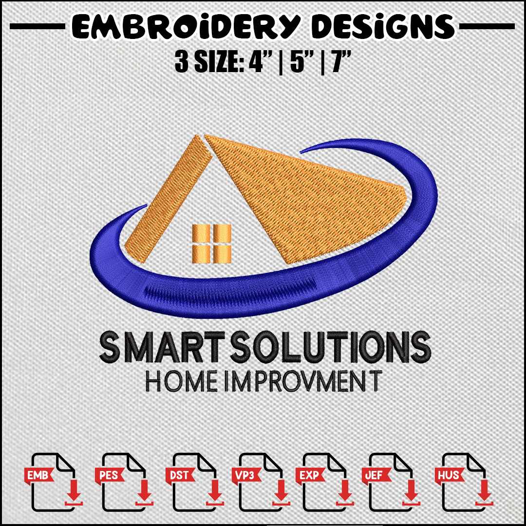 Smart solutions embroidery design, Logo embroidery, Logo des | Inspire ...