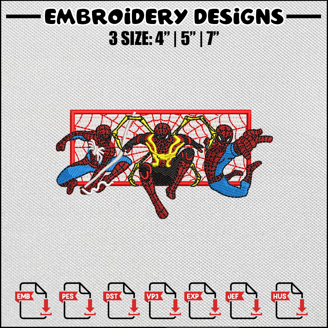 Spiderman form embroidery design, Marvel embroidery, Marvel | Inspire ...