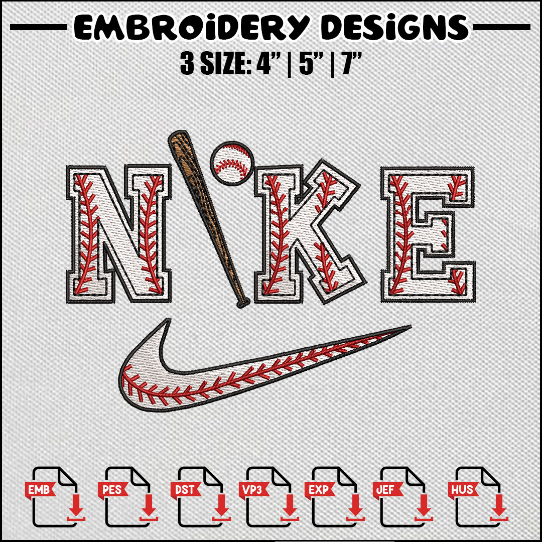 Bubble swoosh embroidery design, Sport embroidery, Nike desi | Inspire ...