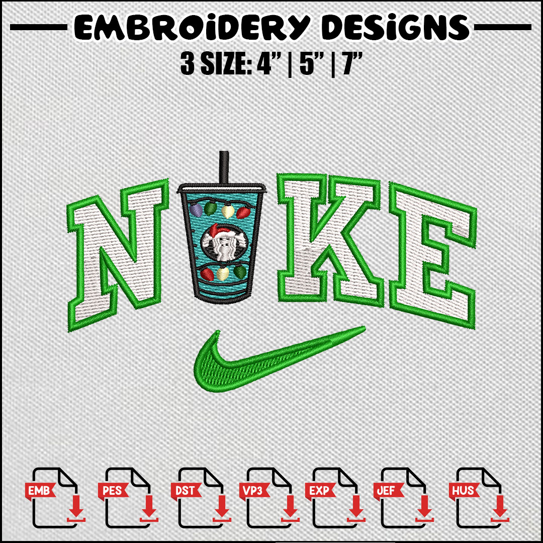 Cup swoosh embroidery design, Cup embroidery, Nike design, E | Inspire ...