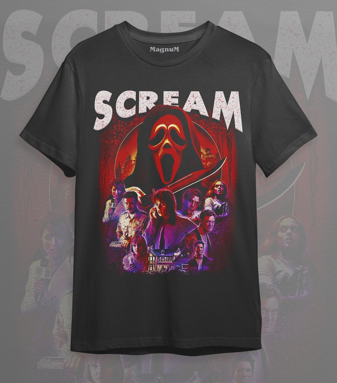 Vintage Scream Movie unisex t-shirt - Limited Scream Movie t - Inspire ...
