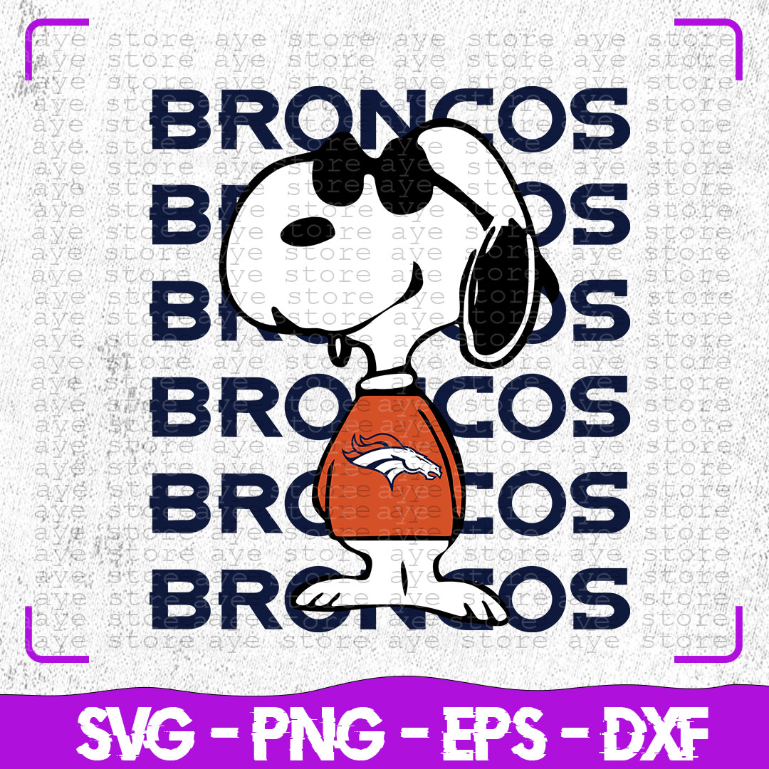Denver Broncos Snoopy NFL Svg, Denver Broncos, Denver svg, D | Inspire ...