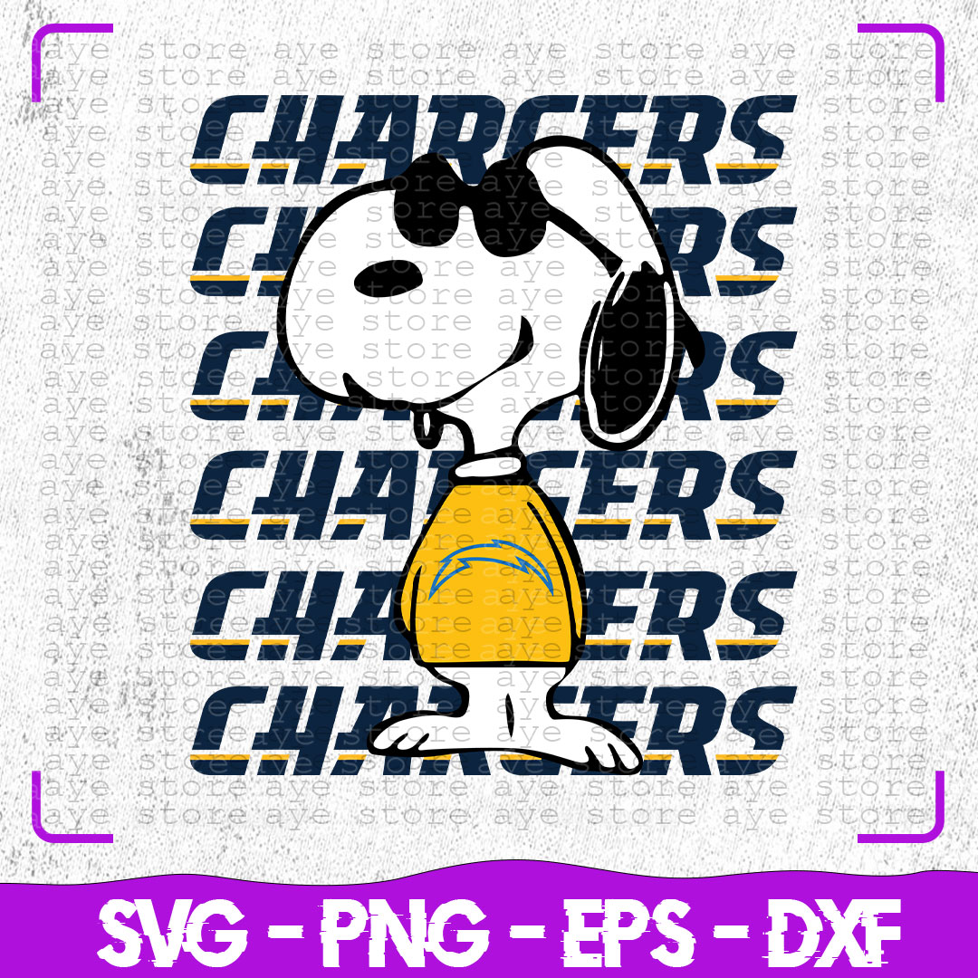 Los Angeles Chargers Snoopy NFL Svg, Los Angeles Chargers, L | Inspire ...