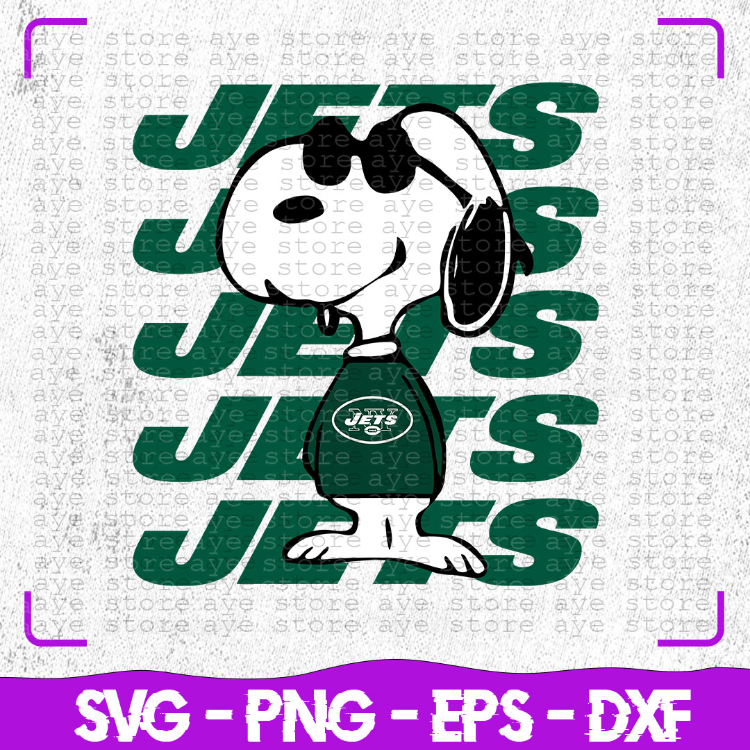 New York Jets Snoopy NFL Svg, New York Jets, NY Jets svg, NY - Inspire ...