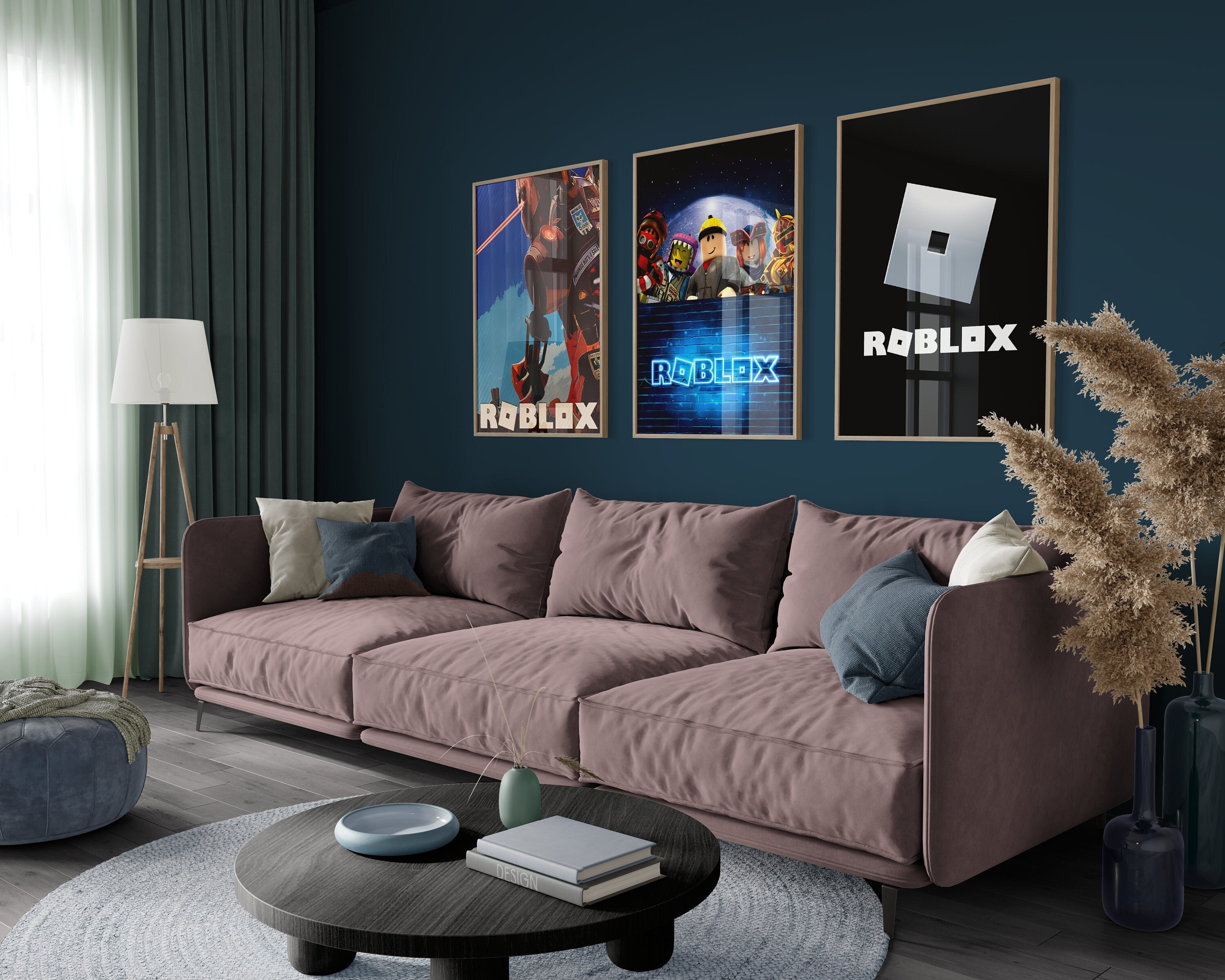 Roblox Set of 3 Posters, Video Game Cover, Roblox Game, Robl - Inspire ...