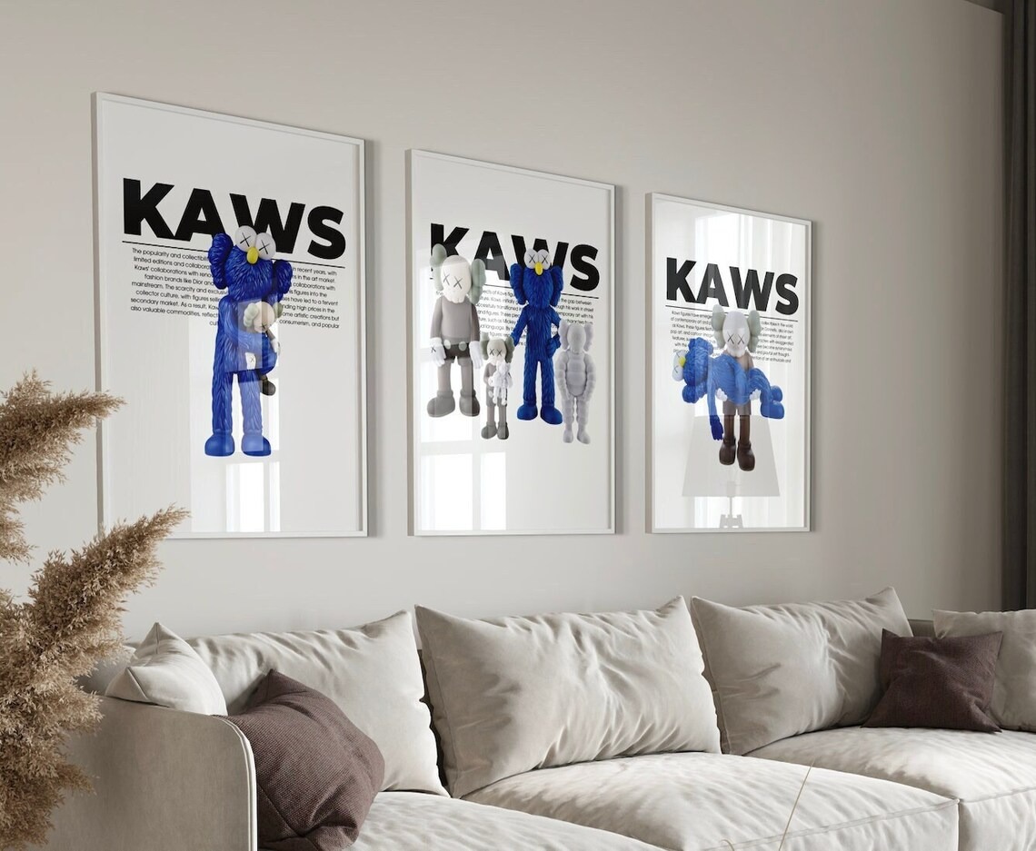 Hypebeast Toys Poster Set of 3 Hypebeast Figure Printable Wa | Inspire ...