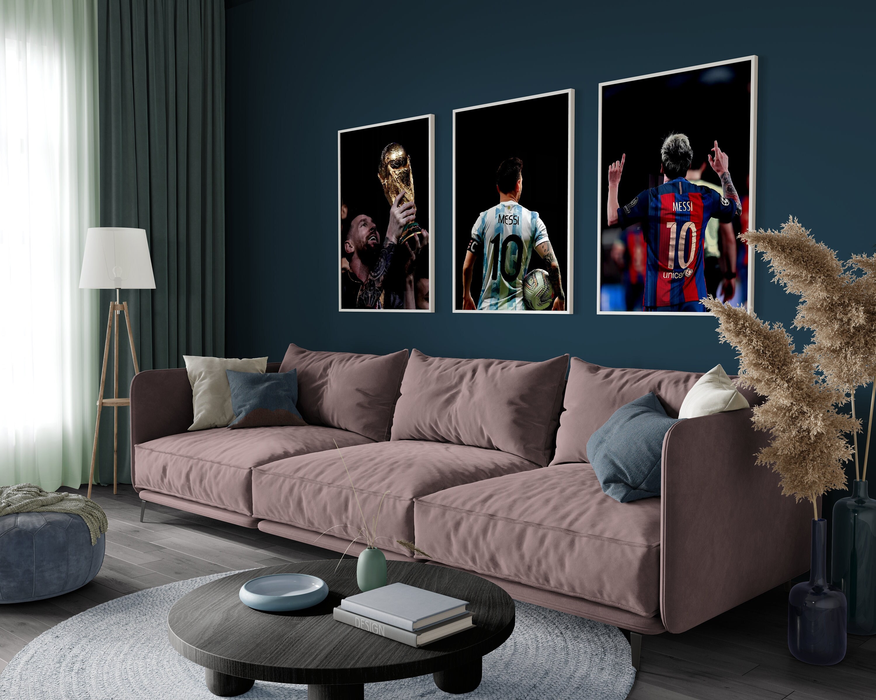 Lionel Messi Set of 3 Posters, Soccer Poster, Argentina, 10, | Inspire ...
