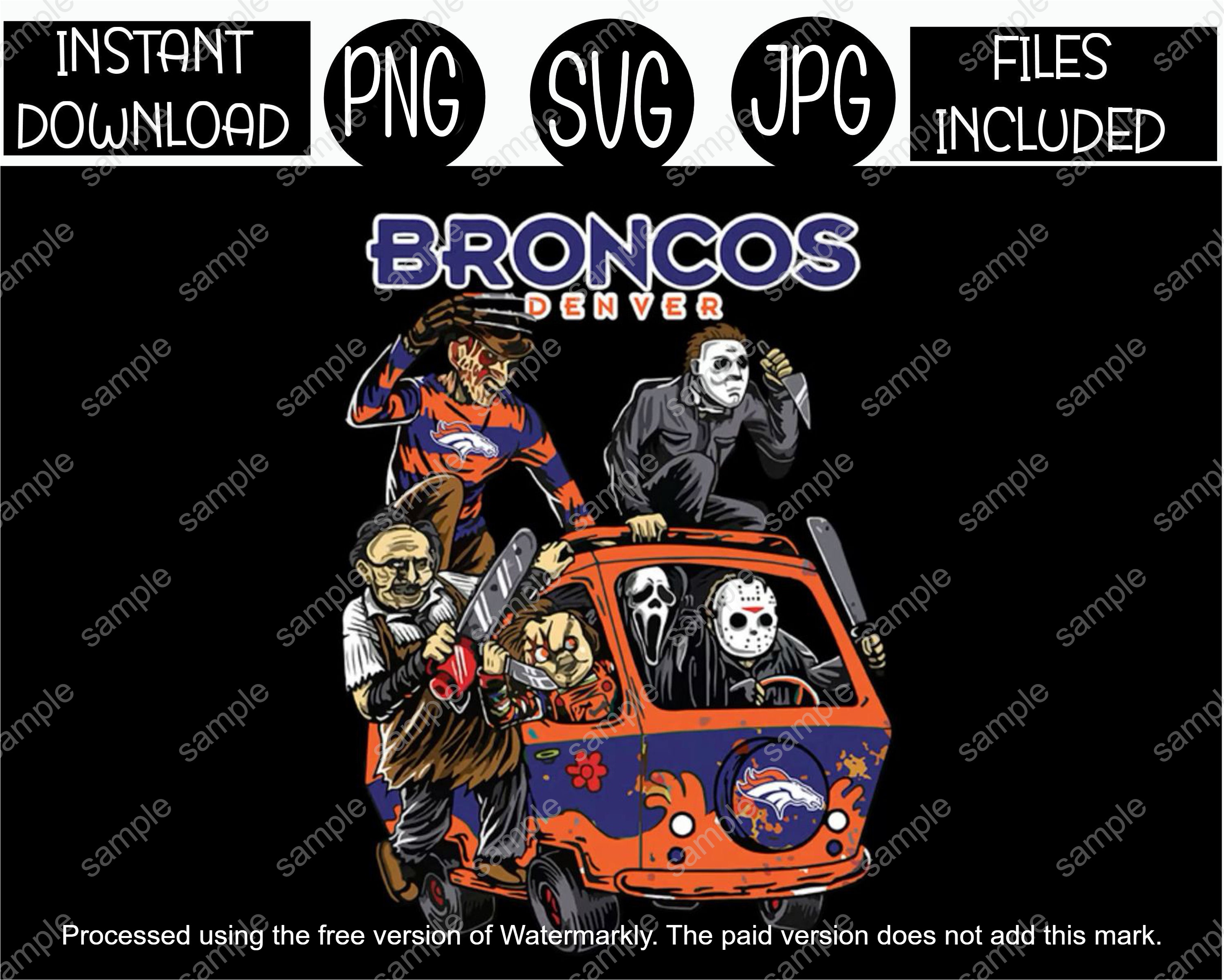 Denver Broncos, Scooby Mystery Machine, Horror Characters Fr - Inspire ...