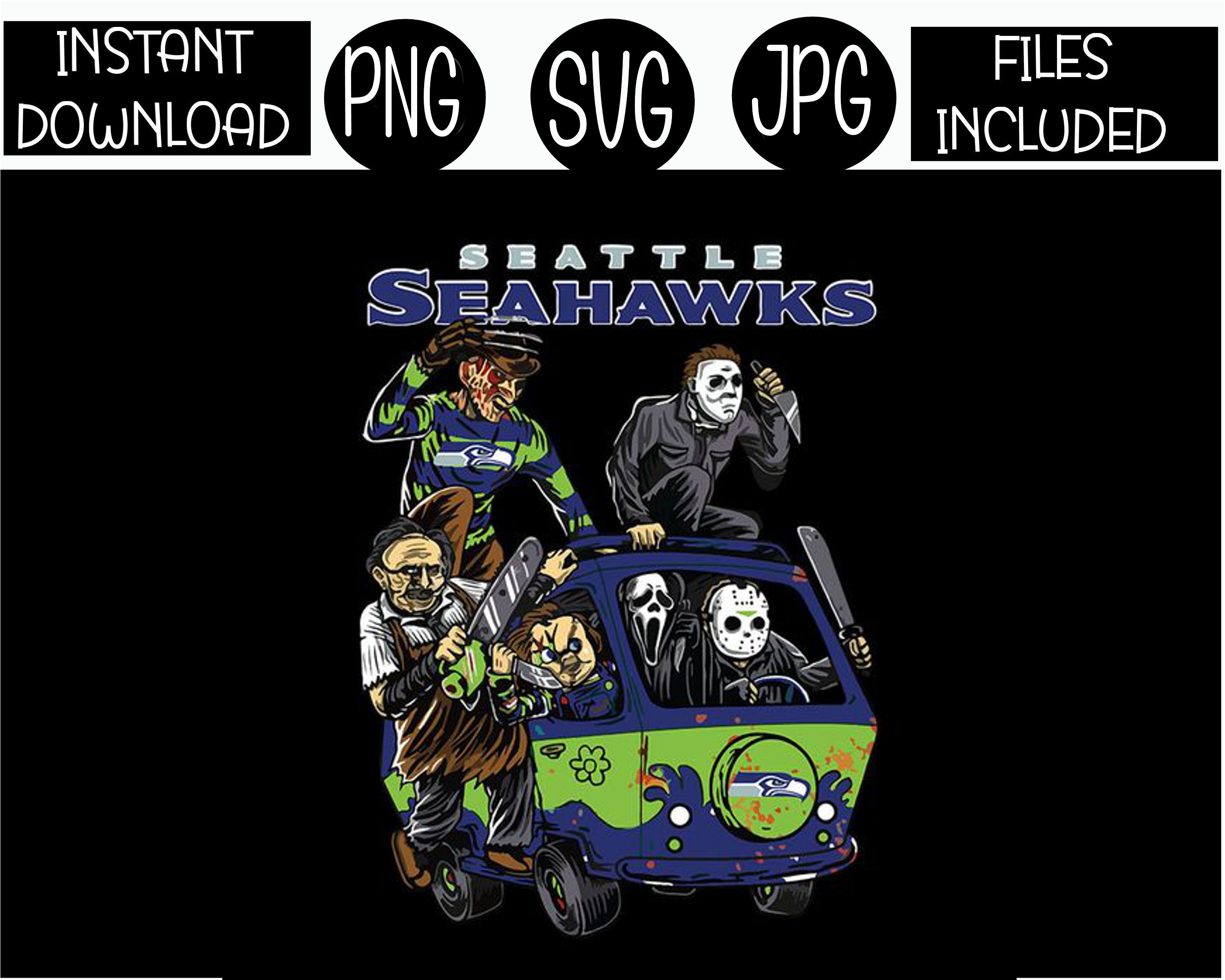 Seattle Seahawks, Scooby Mystery Machine, Horror Characters - Inspire ...