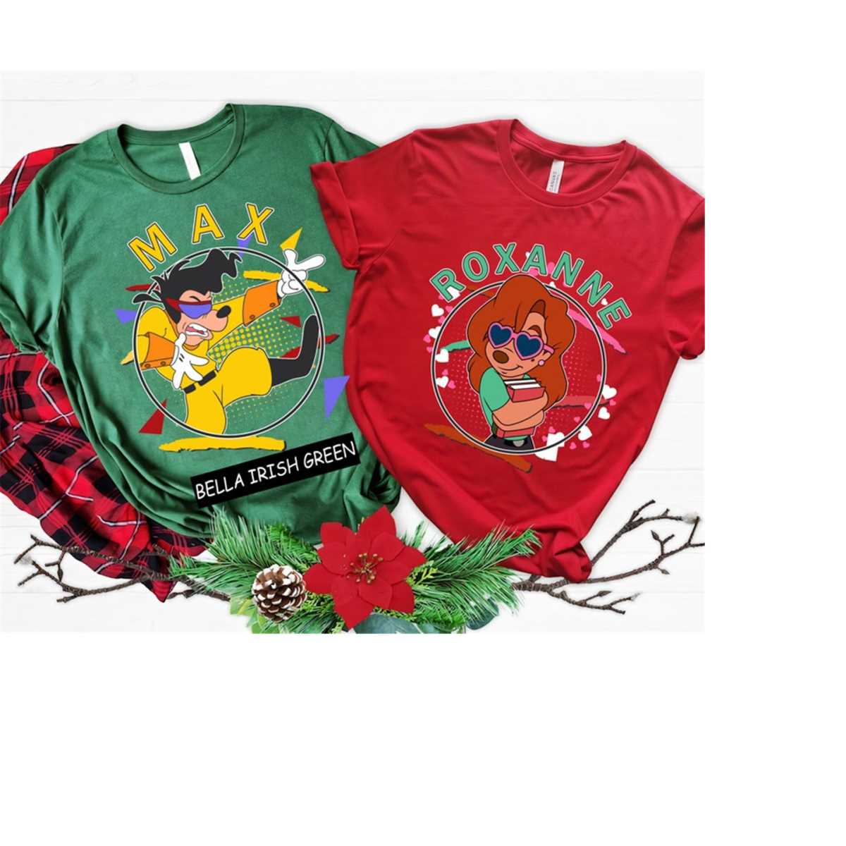 Disney A Goofy Movie Max and Roxanne Portrait T-Shirt, 90's | Inspire ...