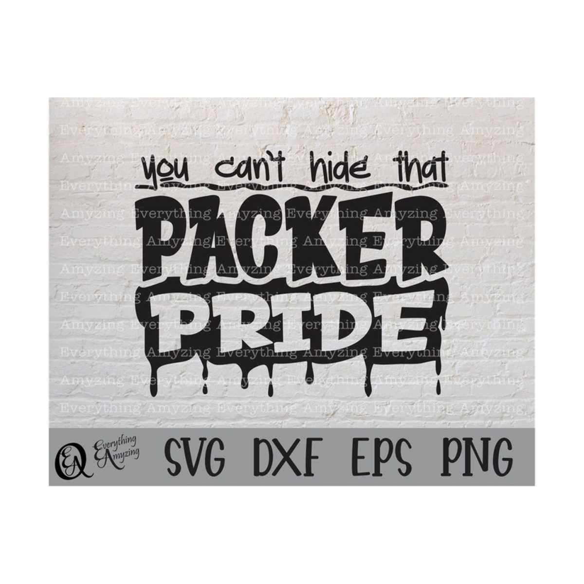 Packer Pride svg, Packers Mascot svg, Packers School Spirit | Inspire ...