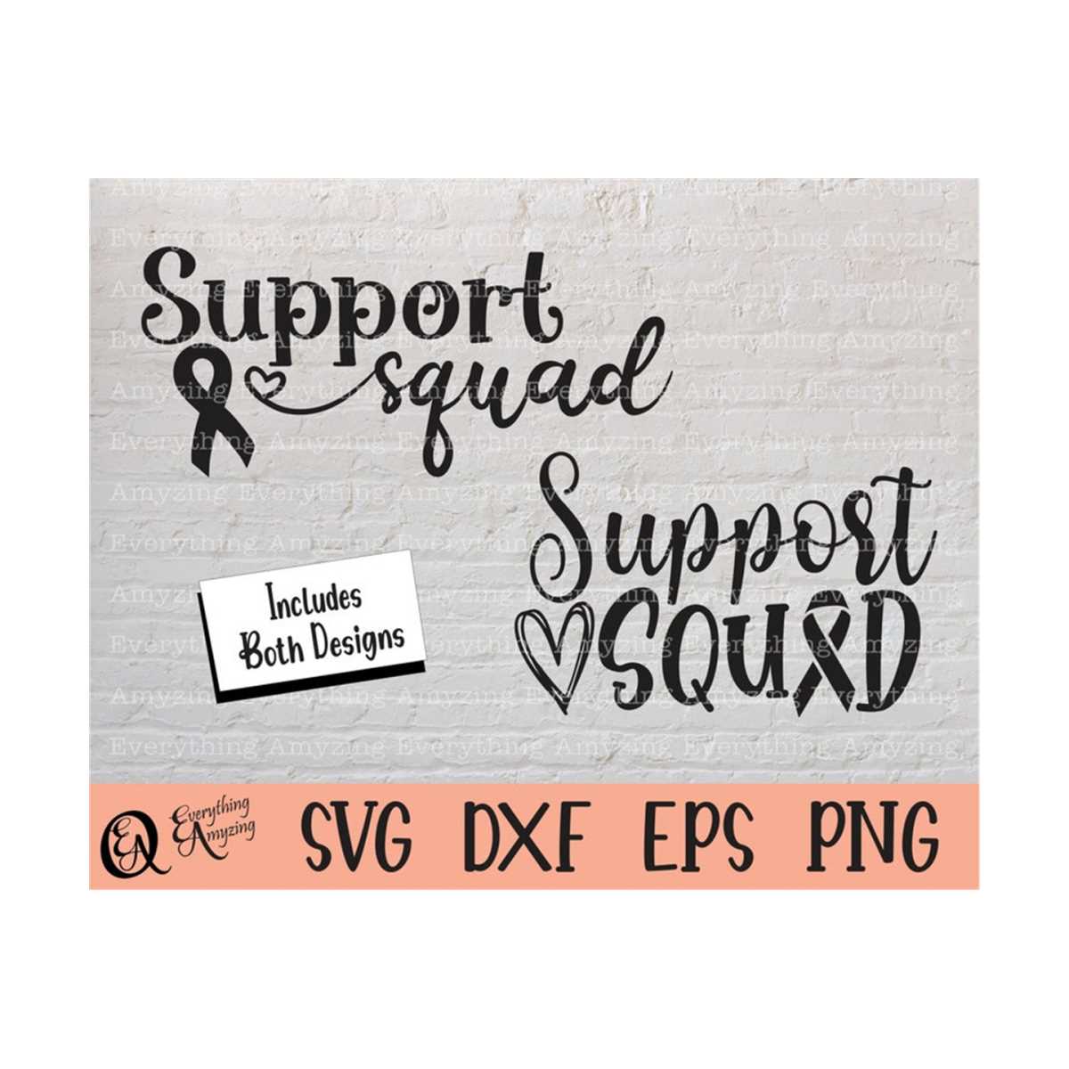 Support Squad svg, Cancer Awareness svg, Nobody Fights Alone | Inspire ...