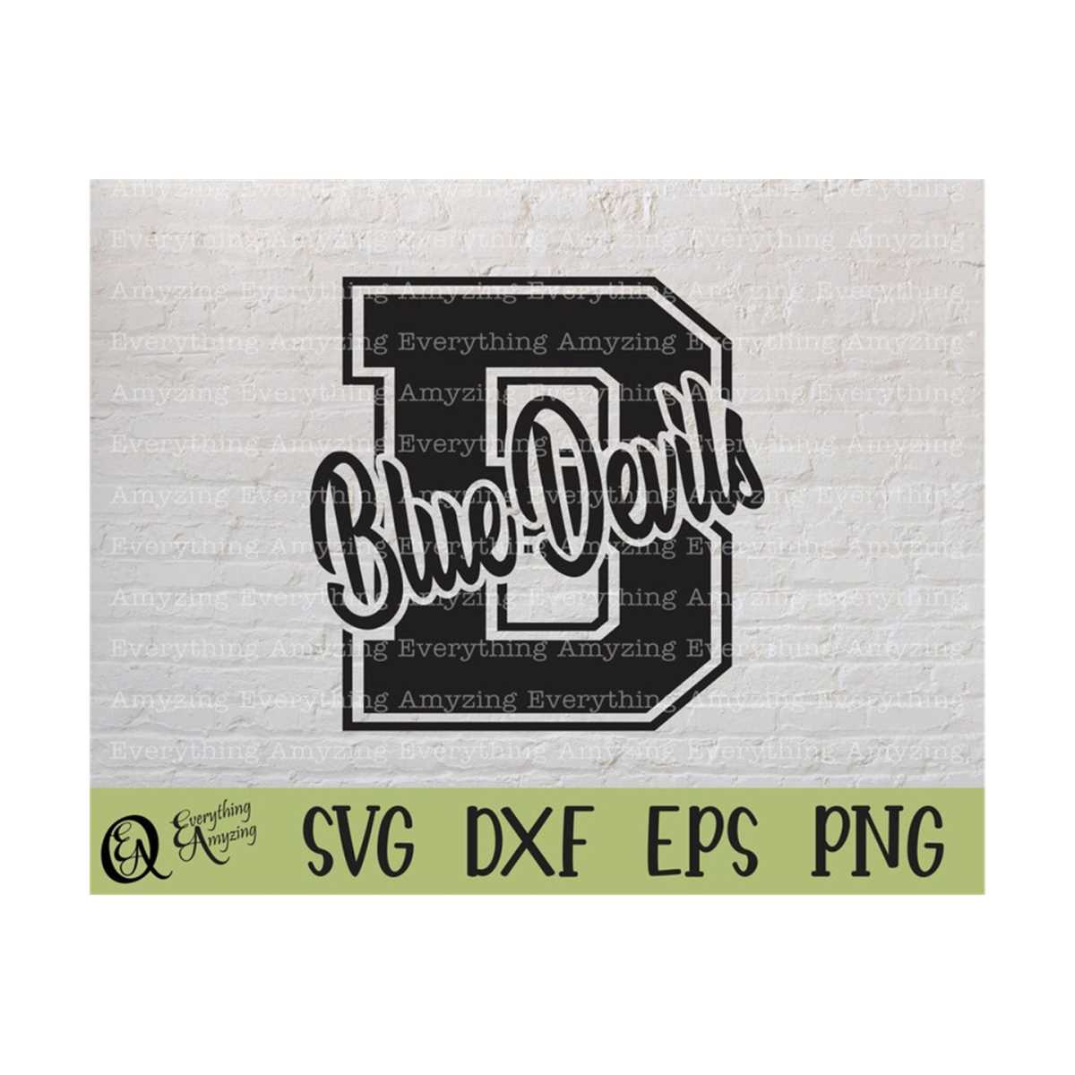 Blue Devils svg, Blue Devils Mascot svg, Blue Devils School | Inspire ...