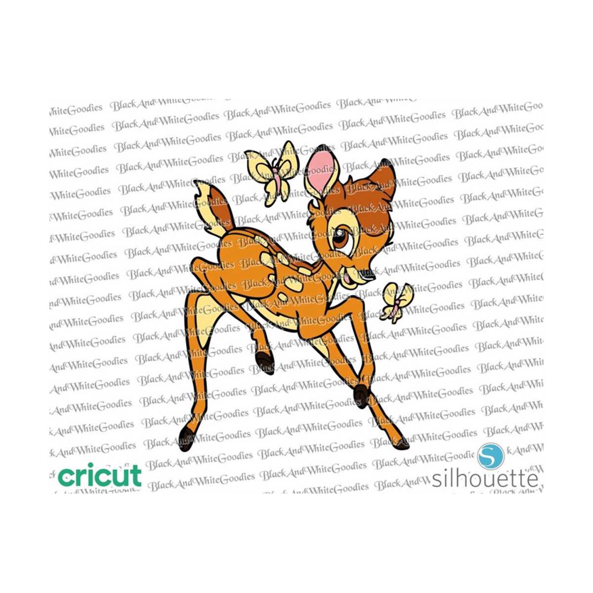 bambi svg, layered svg, cricut, cut file, cutting file, clip | Inspire ...