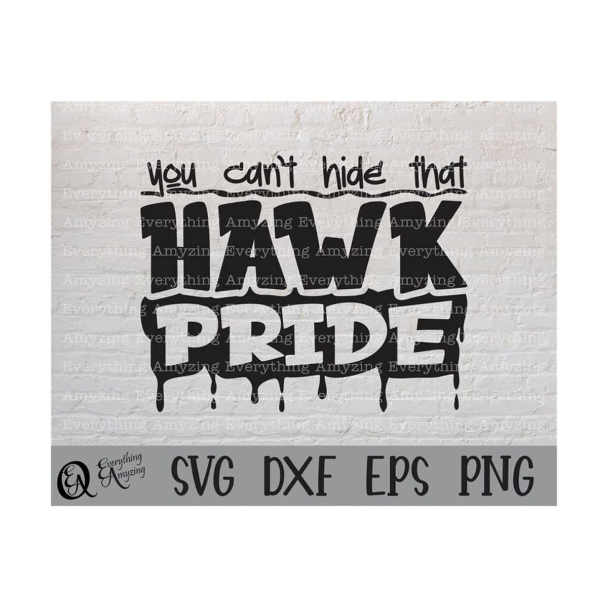 Hawk Pride svg, Hawks Mascot svg, Hawks School Spirit svg, H | Inspire ...