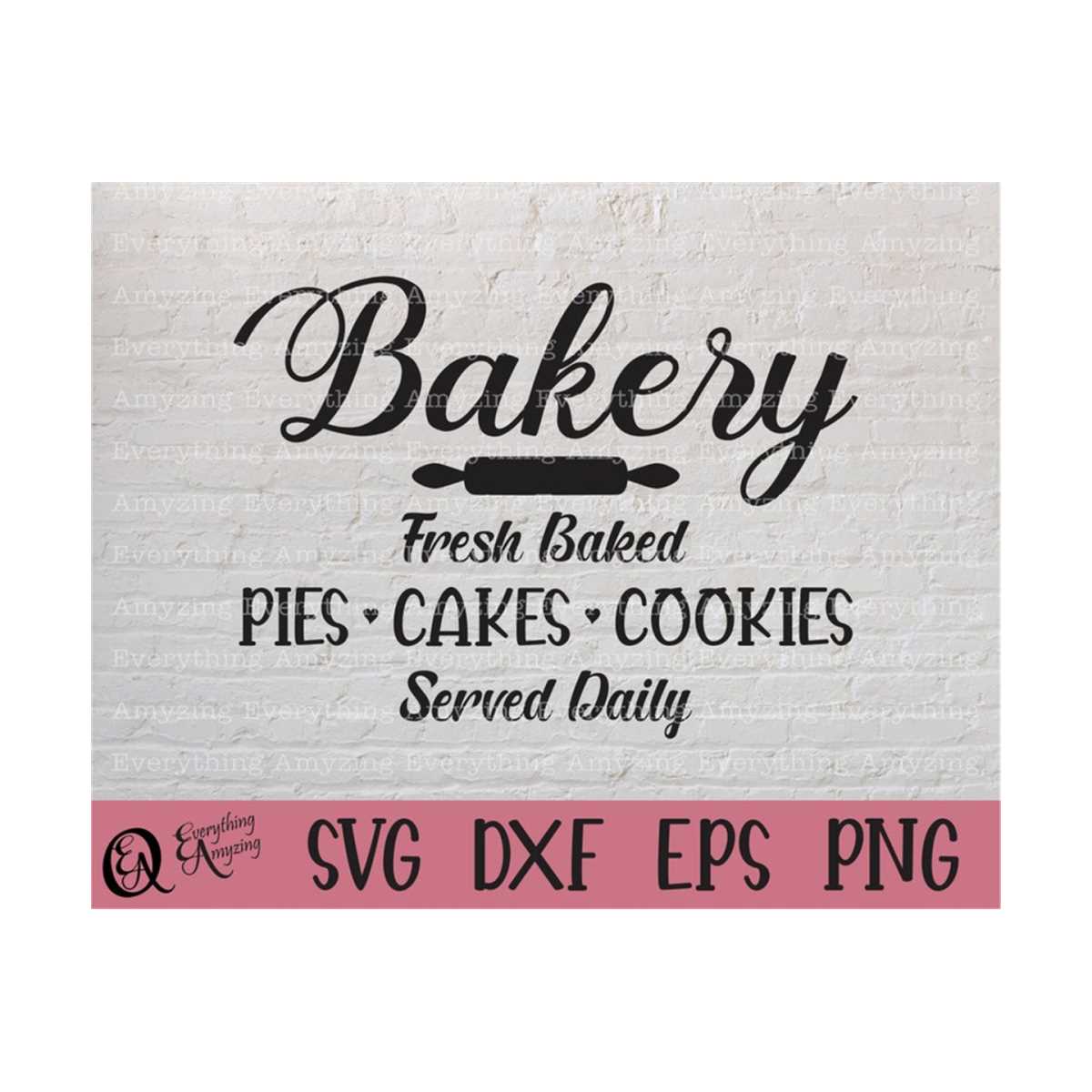 Bakery SVG, Kitchen svg, Pies svg, Cake, Home svg, Cooking s | Inspire ...