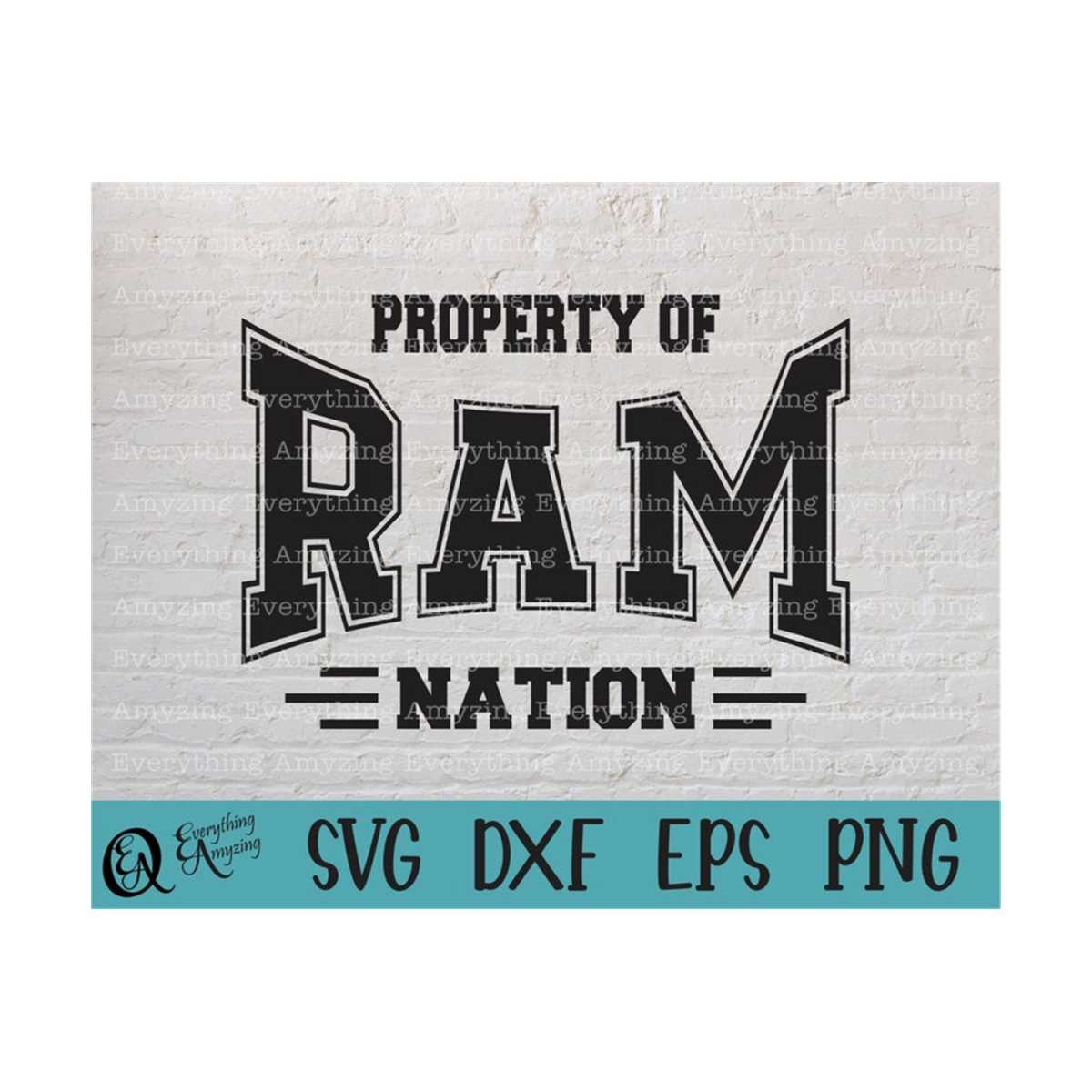 ram nation svg - Inspire Uplift