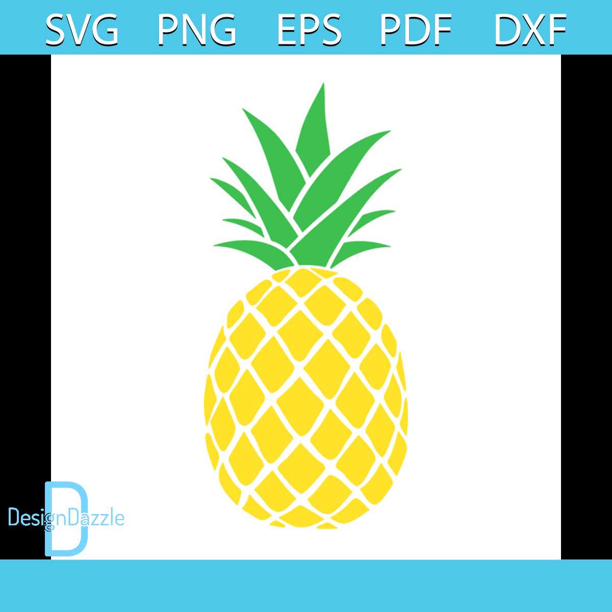 Pineapple Vector Food And Drink Svg | Inspire Uplift