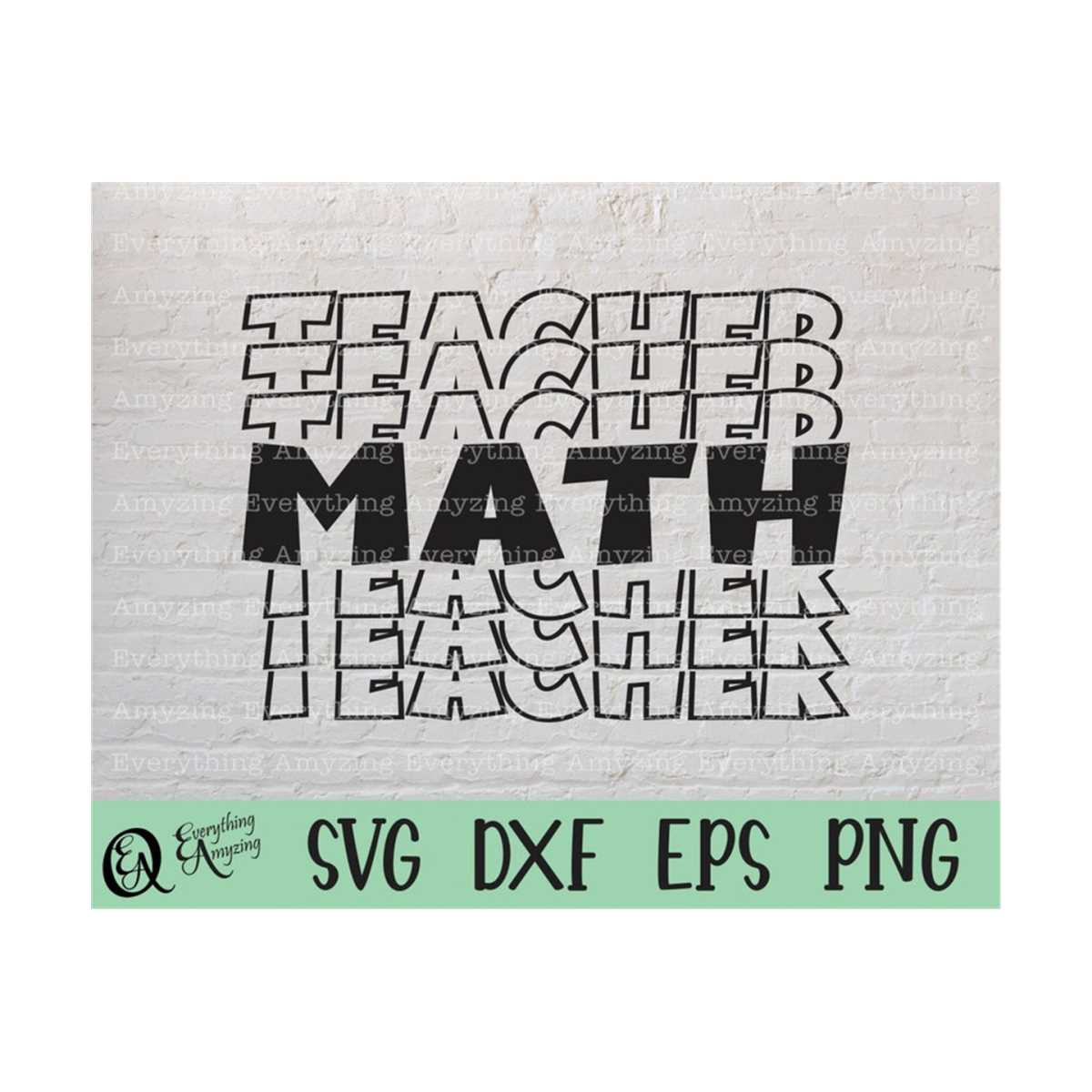 Math Teacher svg, School svg, Math Class svg, Back to School | Inspire ...
