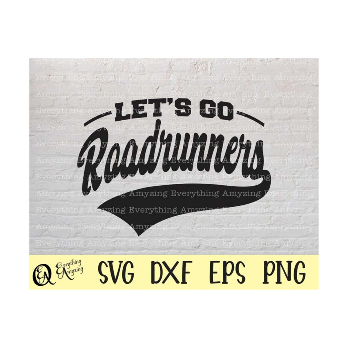 Let's Go Roadrunners svg, Roadrunners Mascot svg, Roadrunner | Inspire ...