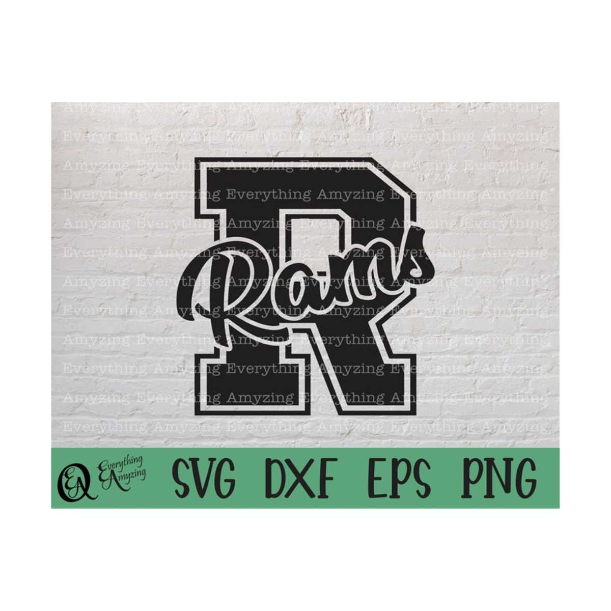 Rams svg, Rams Mascot svg, Rams School Spirit svg, Rams Chee | Inspire ...