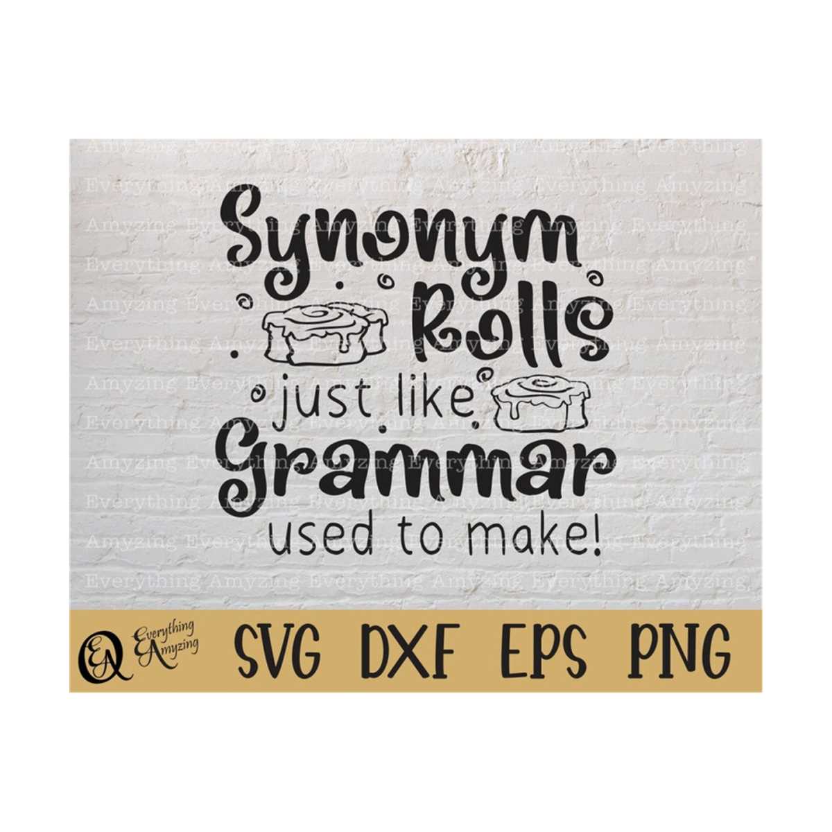 Synonym Rolls svg, Grammar svg, Teacher svg, Word Pun svg, P - Inspire ...