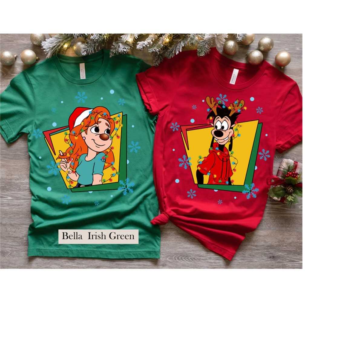Retro 90s Max And Roxanne Christmas Lights Couple Matching S | Inspire ...