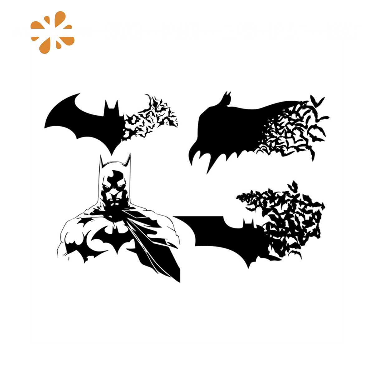 4 Designs Batman Superhero Save The World Bundle Svg | Inspire Uplift