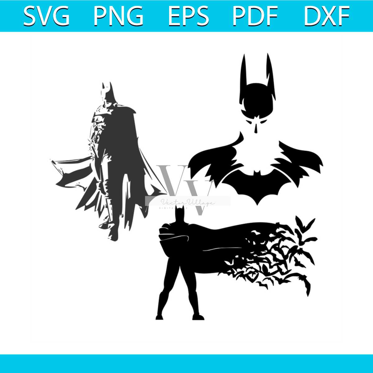 3 Designs Batman Superhero Save The World Svg | Inspire Uplift